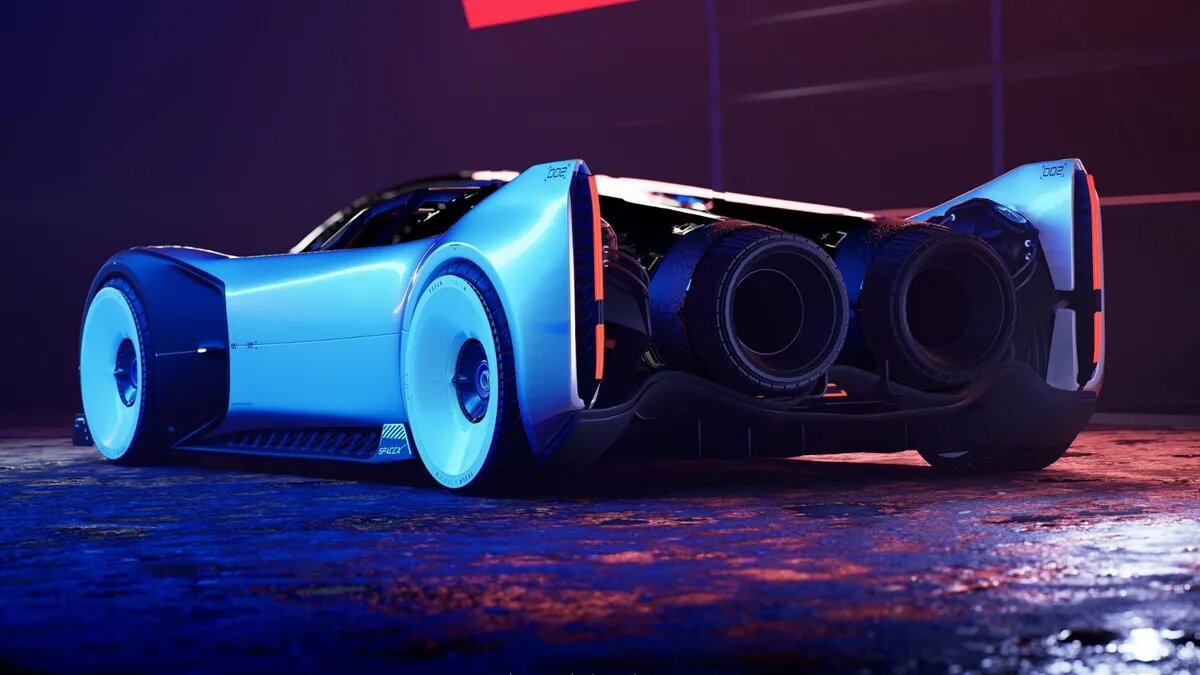 Ракетные ускорители SpaceX внедрили в концепт-кар Tesla Roadster